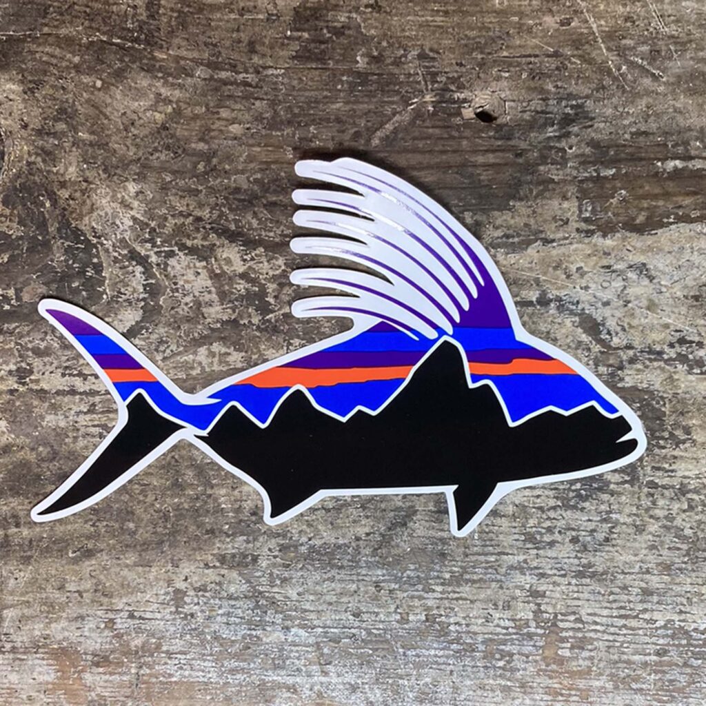 Patagonia Fitz Roy Trout Sticker - Dragonfly Anglers
