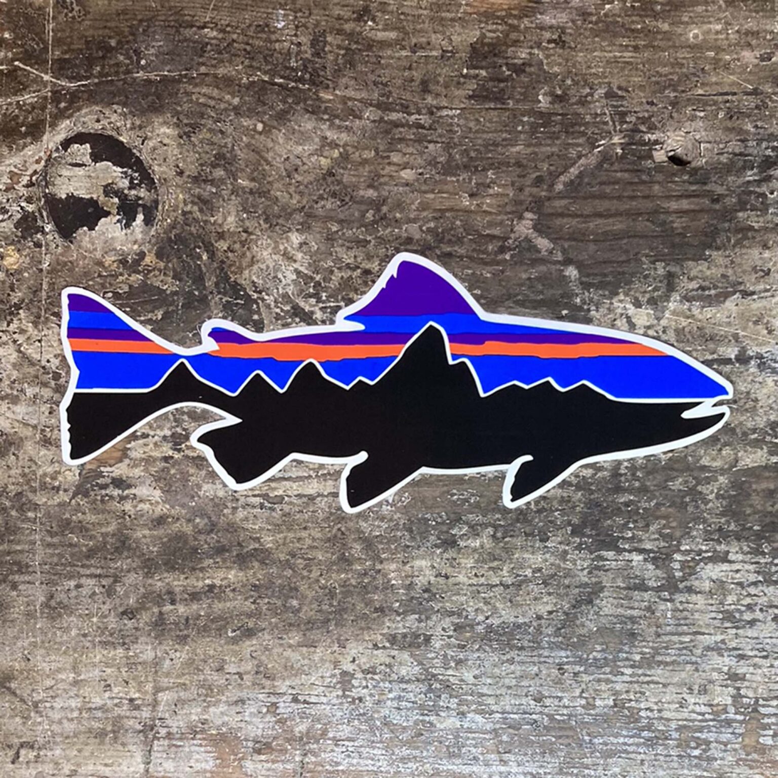 Patagonia Fitz Roy Trout Sticker - Dragonfly Anglers