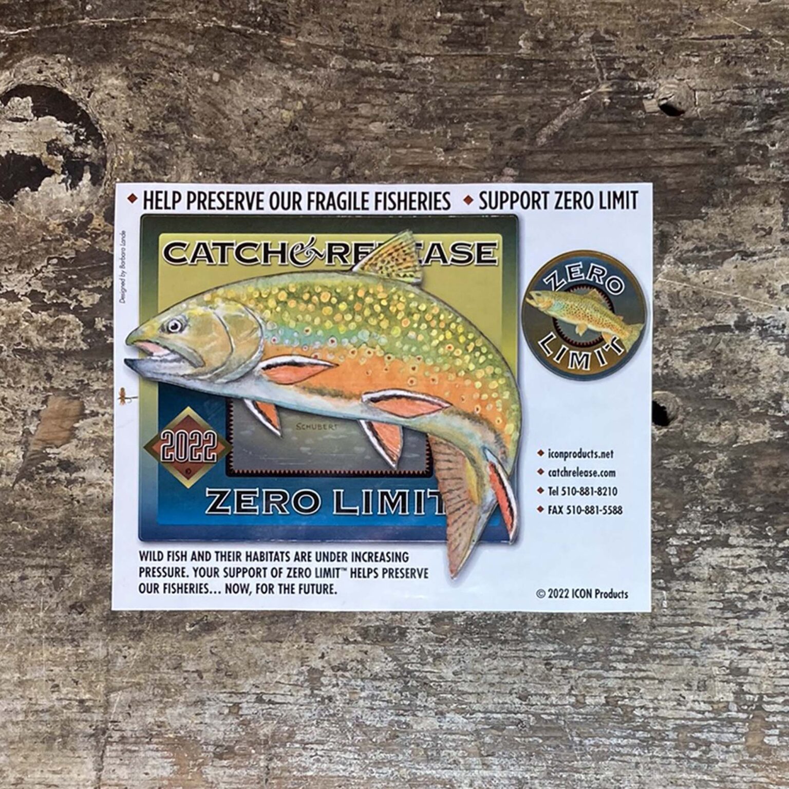 2022 Zero Limit Catch & Release Decal - Dragonfly Anglers
