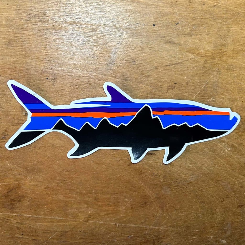 Patagonia Fitz Roy Tarpon Sticker - Dragonfly Anglers